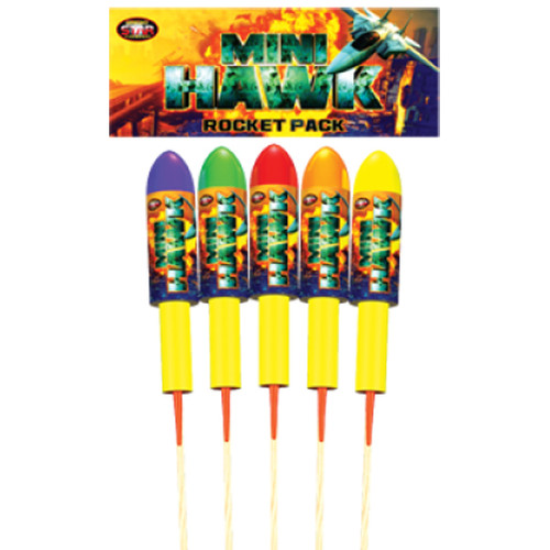 Mini Hawk 5 Rocket Pack | Discount Fireworks