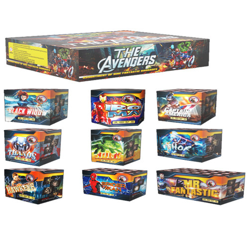 The Avengers Barrage Box | Discount Fireworks