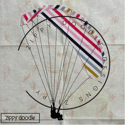 Paragliding Appliqué Pattern - Download | Zippy Doodle