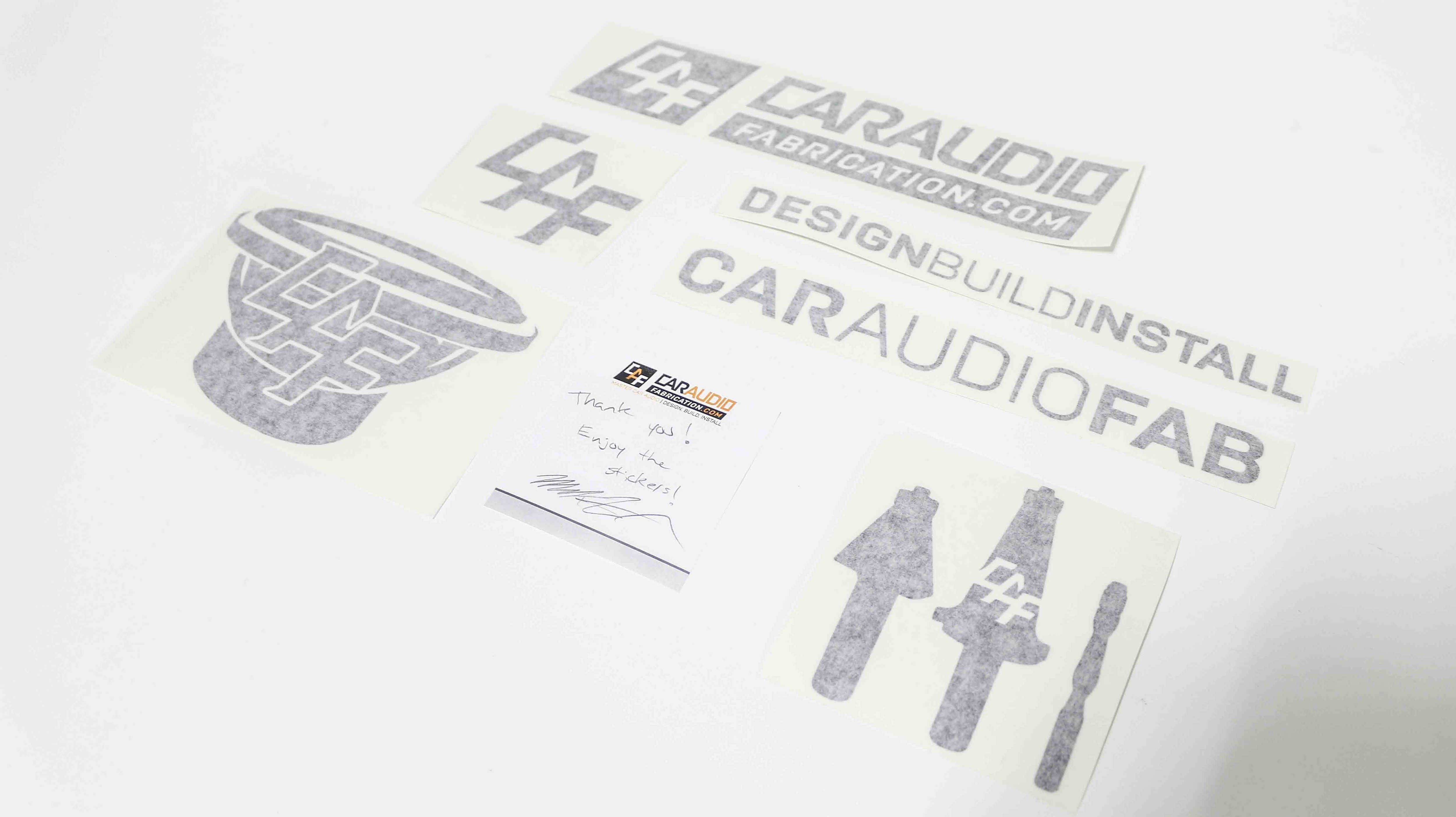 CAF Sticker Pack! | caraudiofabrication