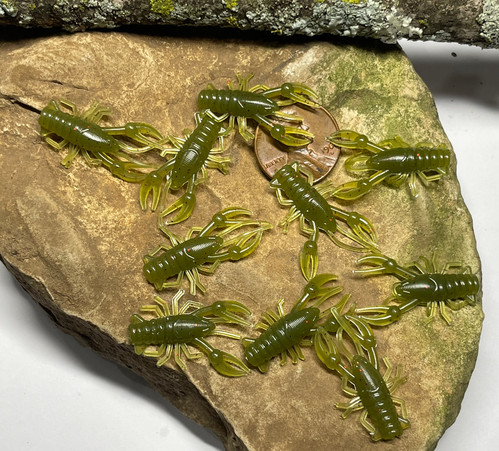 1" Crawfish Soft Lure – Handcrafted Creek & River Bait | Family Fishin