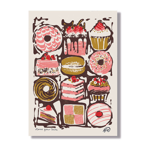 'Have Your Cake' Print | Elizabeth Marti