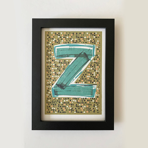 Letter "Z" Alphabet Print | Elizabeth Marti