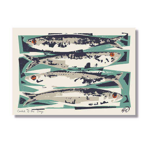 'Catch Of The Day' Print | Elizabeth Marti