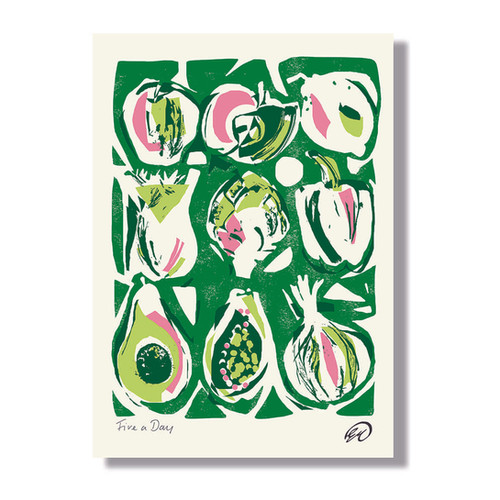 'Five A Day' Print | Elizabeth Marti