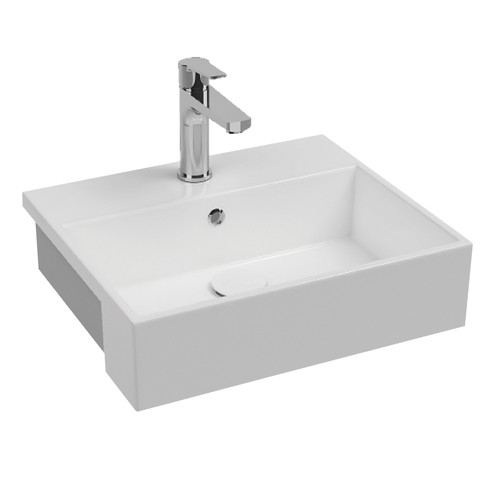 Newtech Venice Semi Recessed Basin 500x420x145mm | ArchiBathware