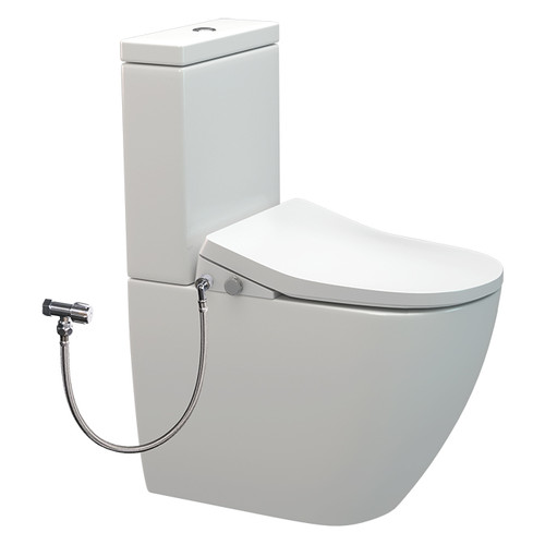 Elementi&Parisi Ellisse Fresca E-Bidet Overheight Toilet Suite Gloss ...