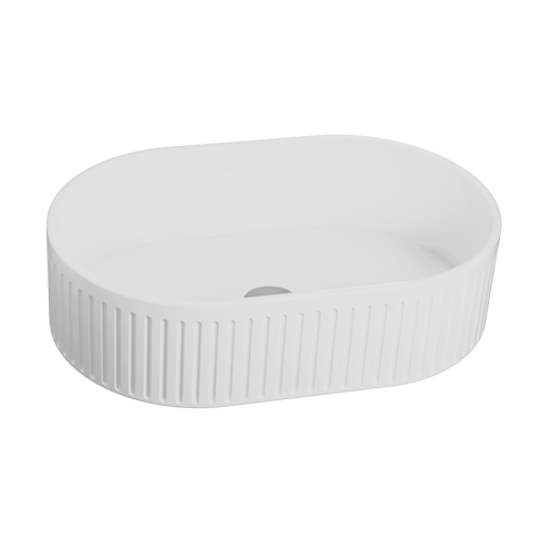 Newtech Laurel Oval Vessel Basin 490x315x130mm | ArchiBathware