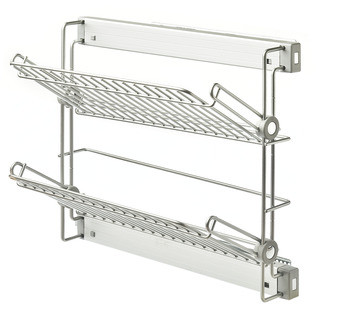 Hafele Wire Shoe Rack Two Tiers -Side Mounted Pull-Out | ArchiBathware