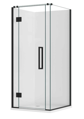 Newline Acclaim Acrylic 2S Square Frameless Glass Shower | ArchiBathware