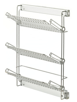 Hafele Wire Shoe Rack Three Tiers -Side Mounted Pull-Out | ArchiBathware