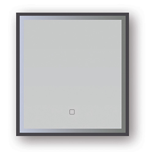 Newtech Broadway Round Black Frame LED Mirror | ArchiBathware