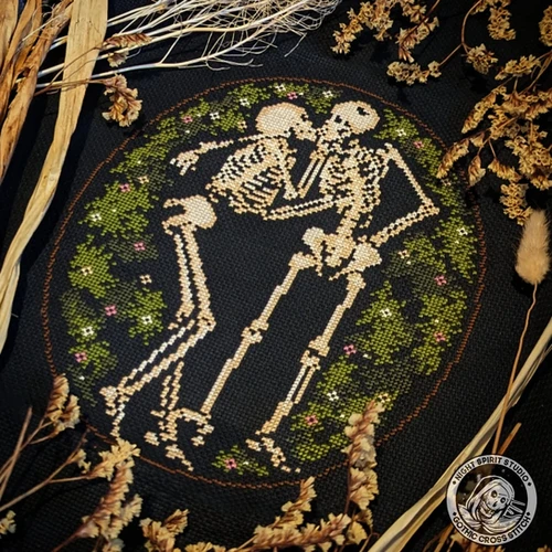 The Hasanlu Lovers - Gothic Archaeology Cross Stitch Pattern | Night ... The Hasanlu Lovers - Gothic Archaeology Cross Stitch Pattern | Night ...