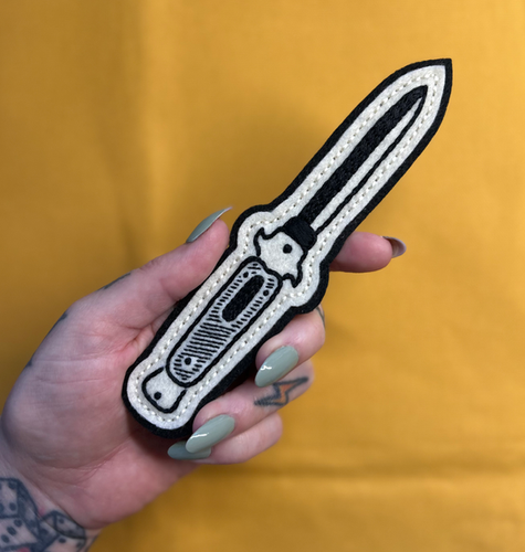 Switchblade Knife Patch | Fast Doll