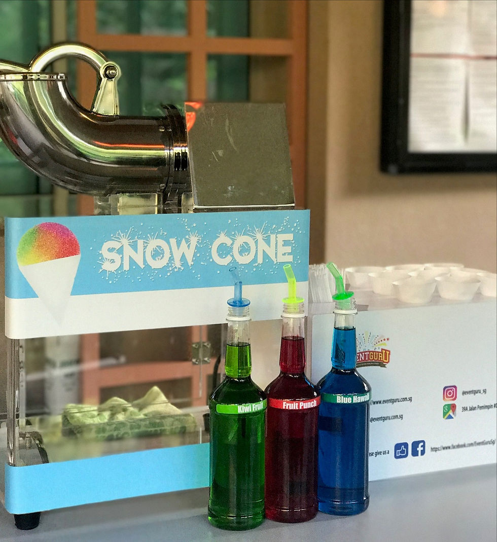 Snow cones live station | Carnival food stall | Eventguru