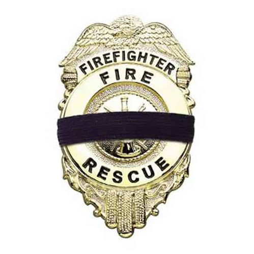 First Responder Badge Mourning Band | Memento Mori
