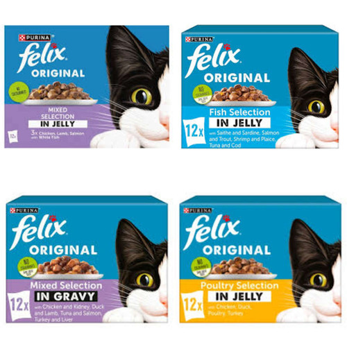 Felix original 48 Pouches 100g | Animal Kingdom
