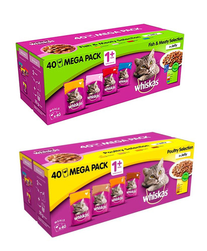 Whiskas Mega Pack 40x85g | Animal Kingdom