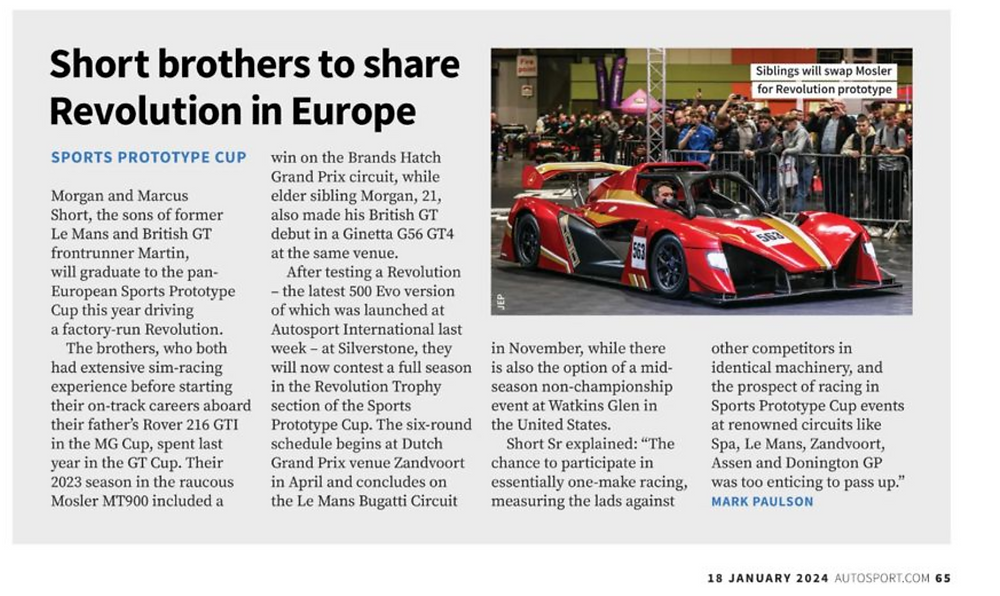 Morgan and Marcus Short catch the attention of the press