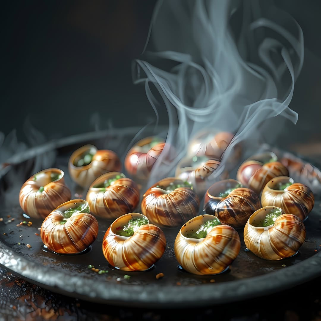 Escargots à l'ail noir | Ail Noir Des Causses