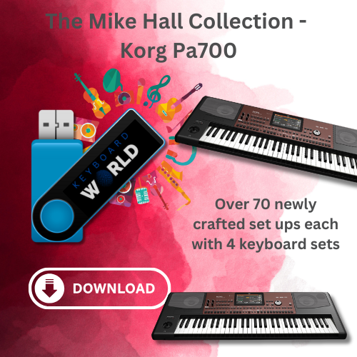 Korg Pa700 - The Mike Hall Collection | Keyboard World