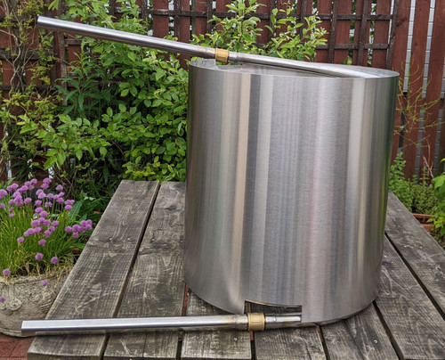 Mega 32mm tube (1-1/4") heater coil with fireguard and detachable tails ...