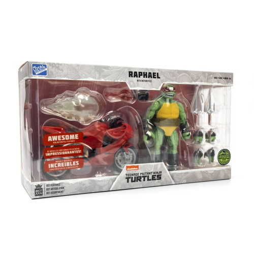 Teenage Mutant Ninja Turtles - Raphael Ninja with Red Motorcycle BST ...