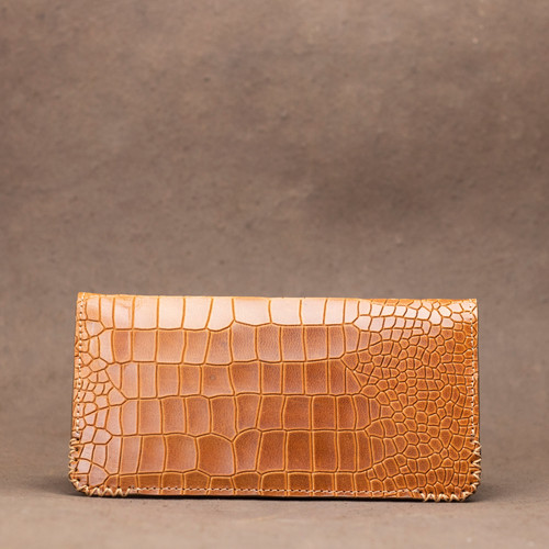 Tangy Tan Mamba Long Wallet | Rikt Store