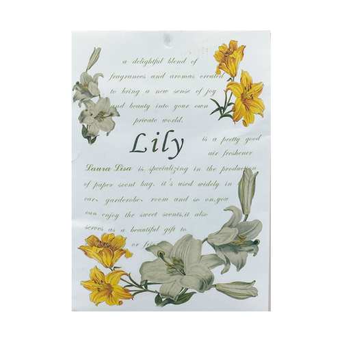 12 x Lara lisa Scented sachet Lily | Soap & Gifts