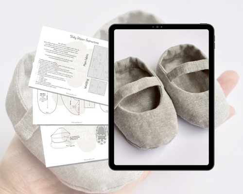Baby Slipper PDF Sewing Pattern & Instructions | The Sewing Retreat
