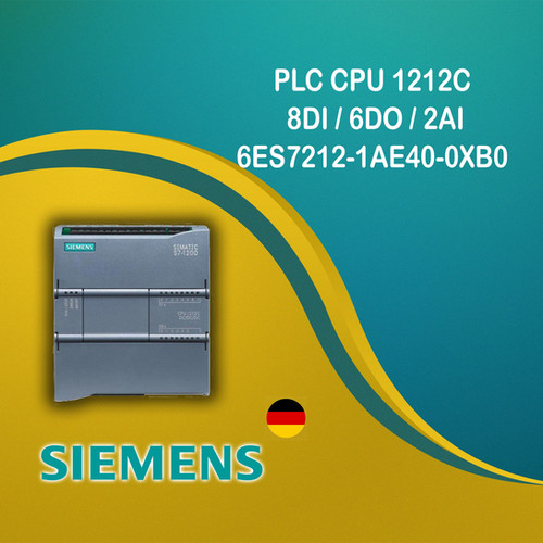 Siemens PLC CPU 1212C : 8DI/6DO/2AI : 6ES7212-1AE40-0XB0 | MET