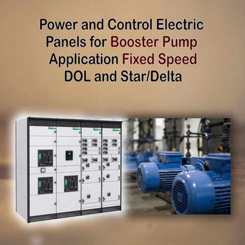 Fixed Speed Power and Control Electrical Panel For Booster Pump ...