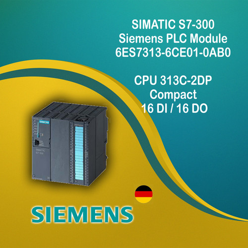 Siemens CPU 313C-2DP compact 16 DI/16 DO: 6ES7313-6CE01-0AB0 | MET