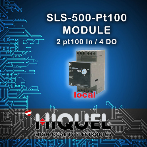 SLS-500-Pt100-C Module | 2 Pt100 Inputs 3 or 4 wire / 4 Trans | MET