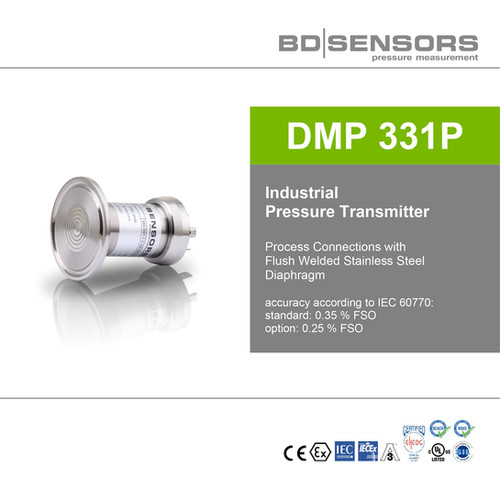 DMP.331P | BD SENSOR | 0~10 bar | 4~20mA | MET