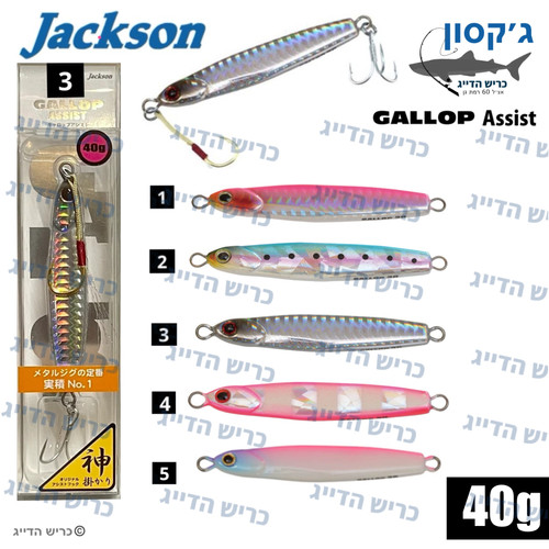 Jackson 40g jig | אתר כריש הדייג