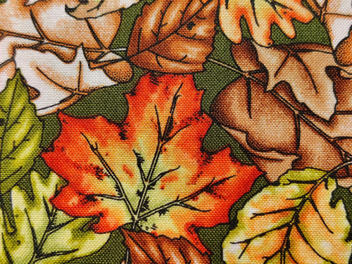 Maywood Studio Cotton Fabric Sweater Weather Autumn Leaves | Stitching ...