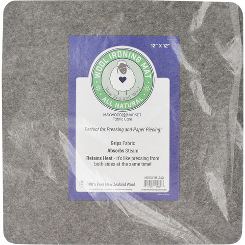 Wool Ironing Mat 12"x12" 100% Pure New Zealand Wool | Stitching Grannies
