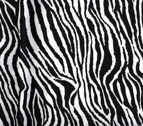 Safari Chic Medium Zebra Animal Print Fabric | Stitching Grannies
