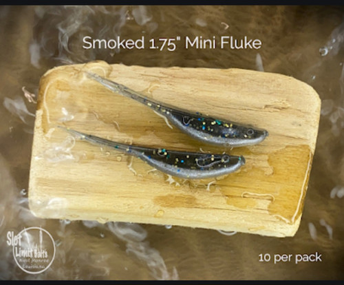 1.75" Mini Fluke 10 pk. | Custom Crappie Baits