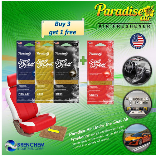 Paradise Air Super Organic under the seat air freshener | brenchemind.com