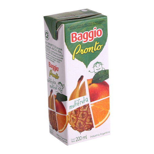 Baggio Multifruta 200cc - Caja x 18un | Mercado de Bebidas