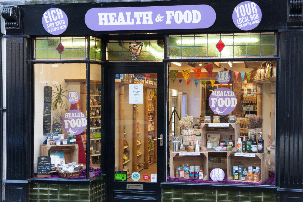 Health Store Window Display