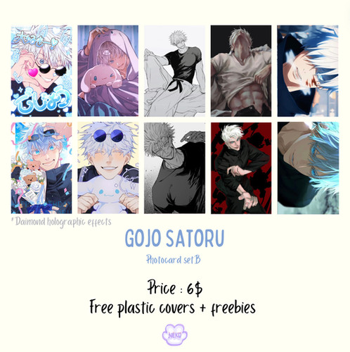 Gojo Photocard set B [JJK] | Neko_Animestore