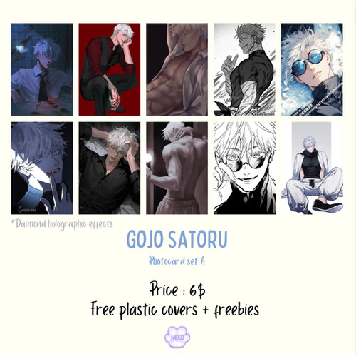 Gojo Photocard Set A [JJK] | Neko_Animestore