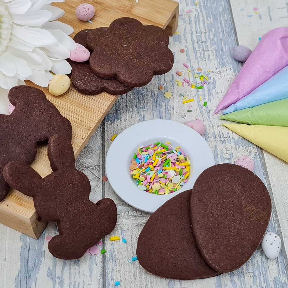 Decorate Your Own Easter Biscuits, DIY Cookie Decorating Kit, Chocolate ...
