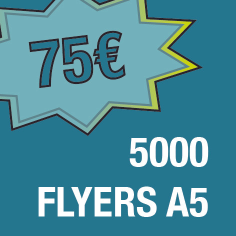 5000 Flyers símil A5 | onprintline