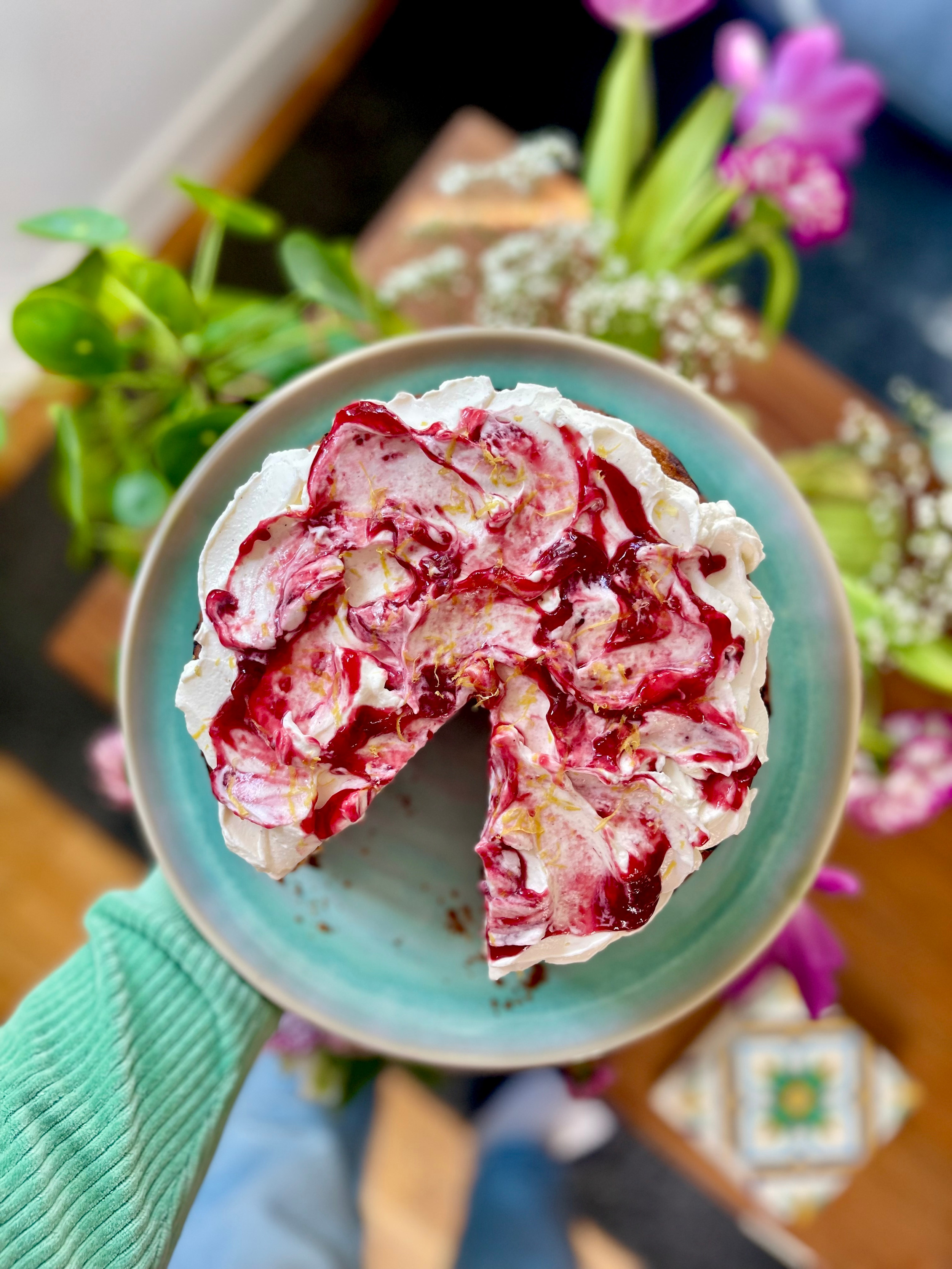 Gâteau Moelleux Citron Fruits Rouges | Facile & Gourmand | Recette avec ...