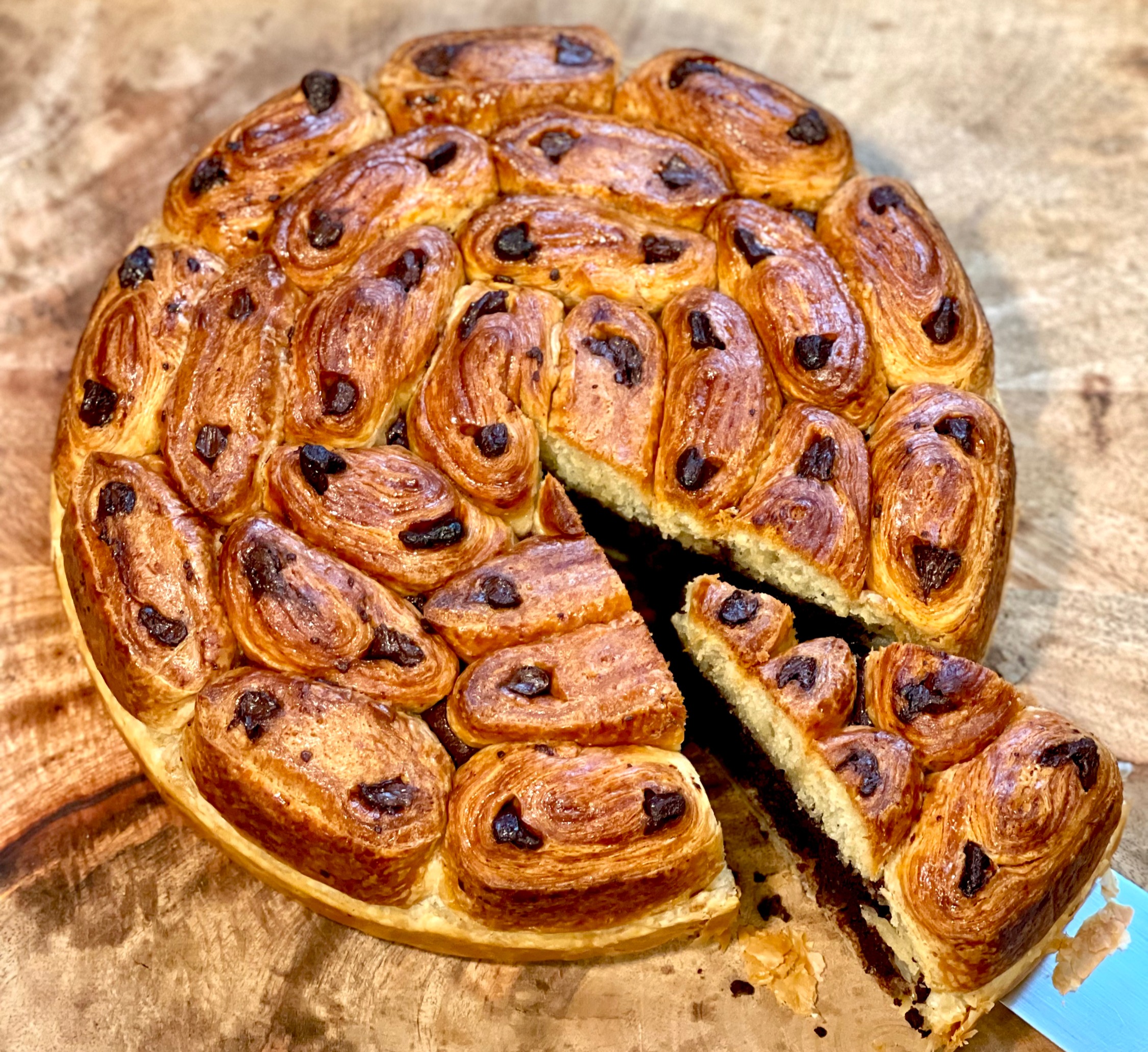 Chocolatine des Rois (Galette façon Pain au Chocolat Géant)