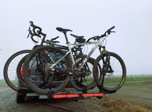 RockyMounts MonoRail and BackStage - Pivoting Double 16" Bike Rack ...